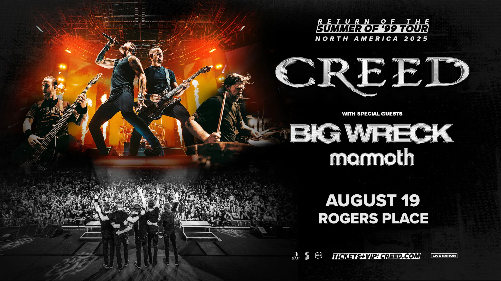 Creed - August 19, 2025 | Rogers Place