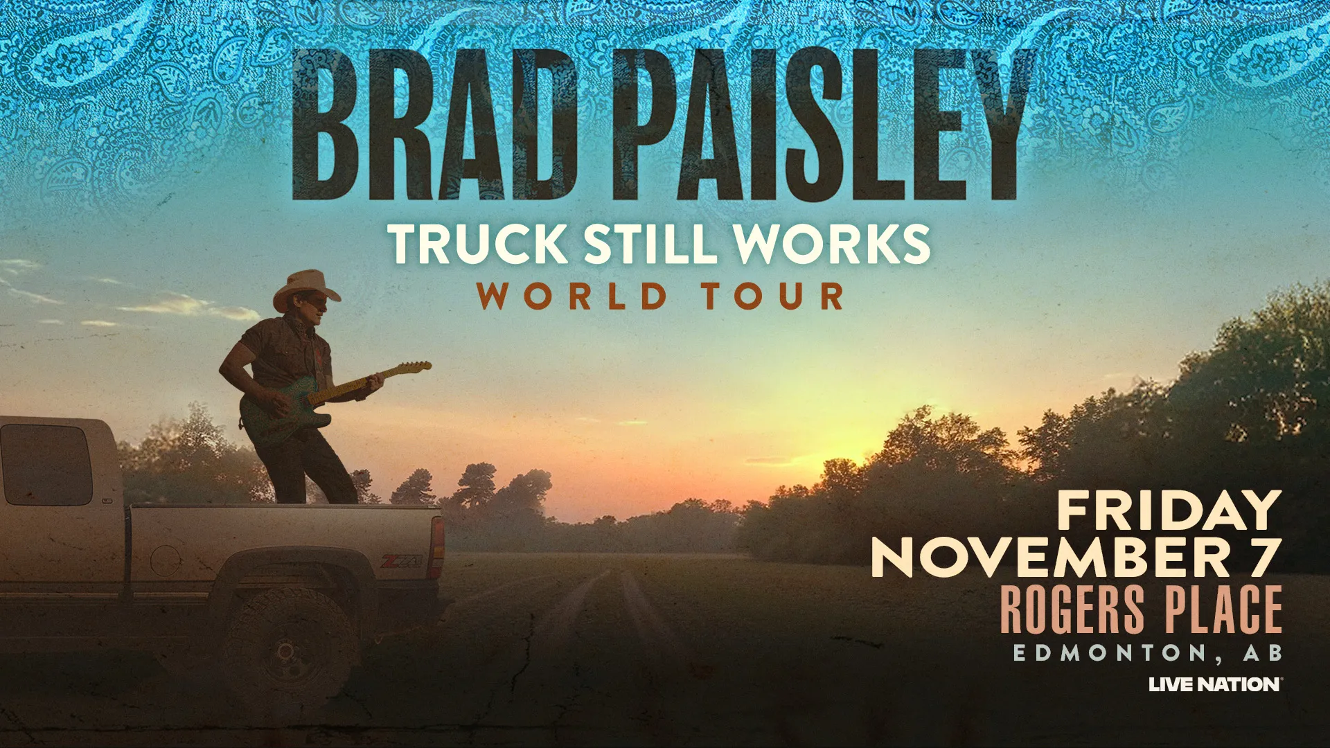Brad Paisley - November 7, 2025 | Rogers Place