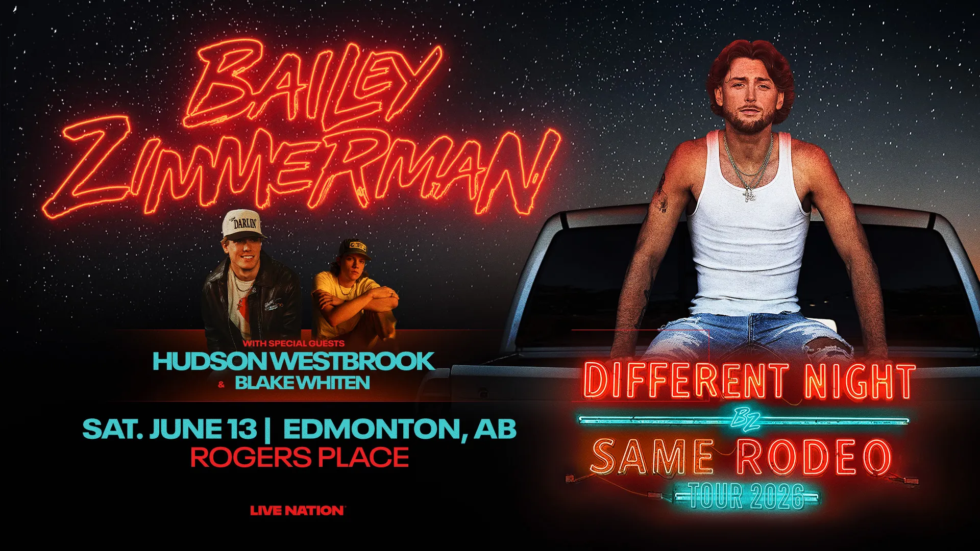 Bailey Zimmerman - June 13, 2026 | Rogers Place