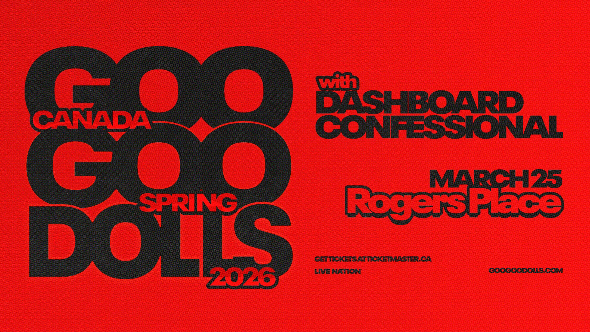 Goo Goo Dolls - March 25, 2026 | Rogers Place