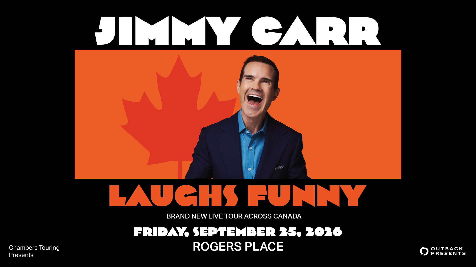 Jimmy Carr - September 25, 2026 | Rogers Place