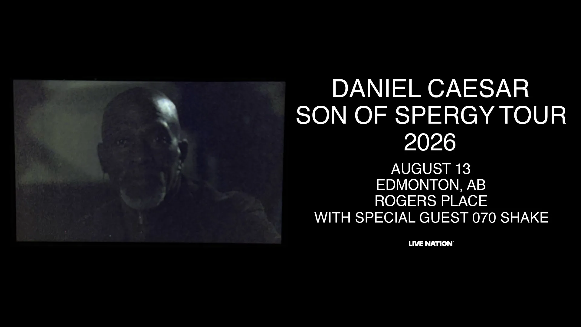 Daniel Caesar - August 13, 2026 | Rogers Place